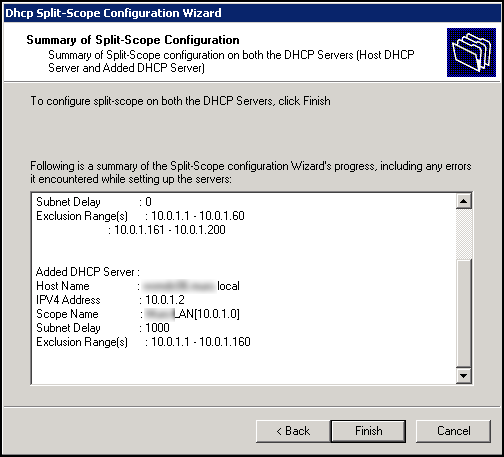 Using The Dhcp Split Scope Wizard On Server 2008 R2 Virtually Impossible