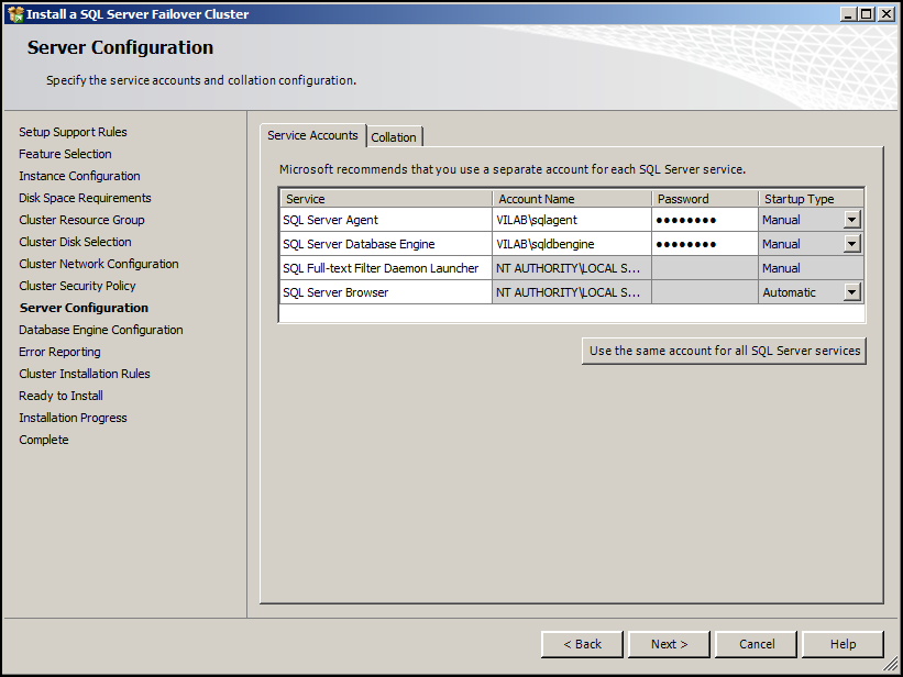 Installing Sql Server 2008 R2 On A Failover Cluster Using Server 2008 R2 Virtually Impossible