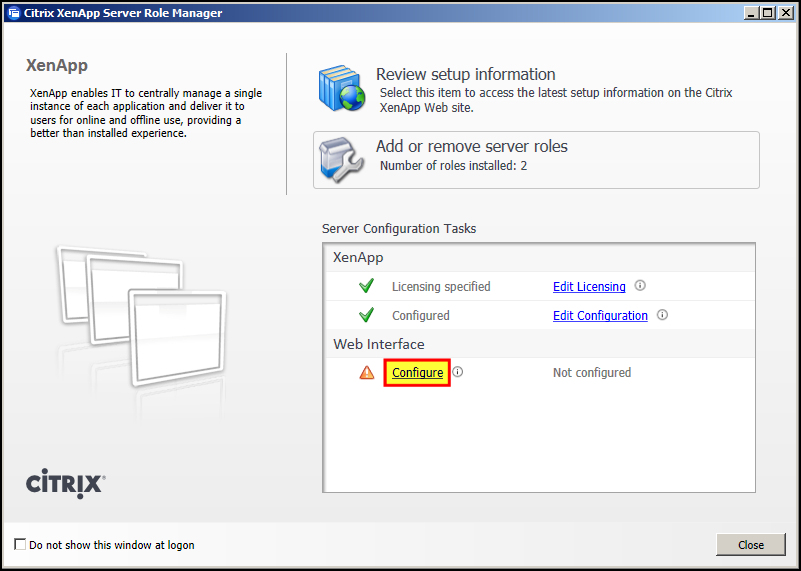 Configure Web Interface For Citrix Xenapp 65 Virtually Impossible